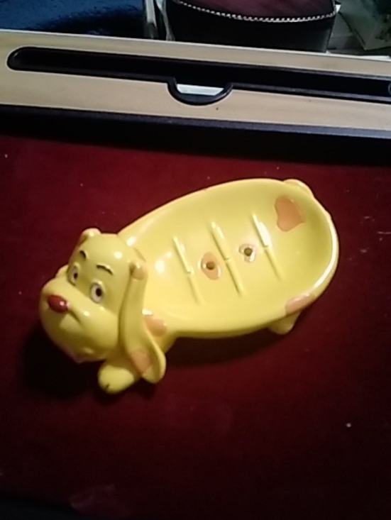 Bath | Yellow Dogshaped Ceramic Soap Dish | Poshmark